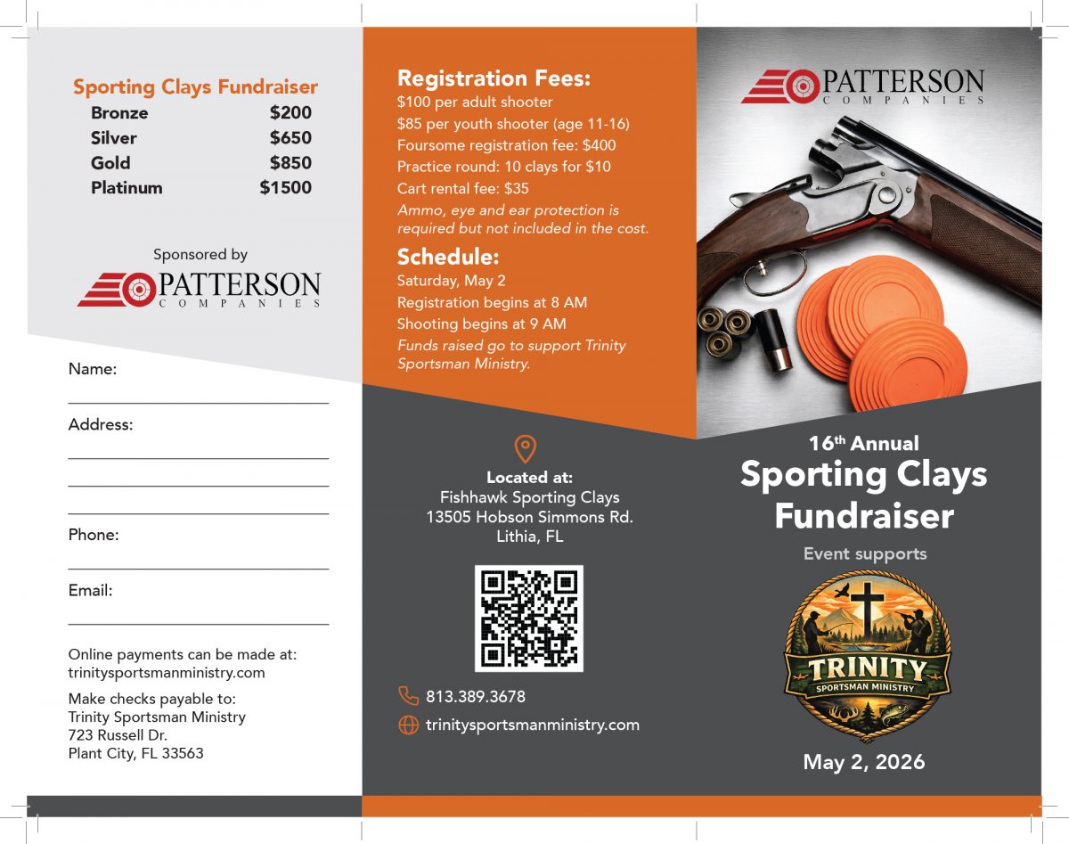 Sporting Clays Fundraiser – Trinity Sportsman Ministry